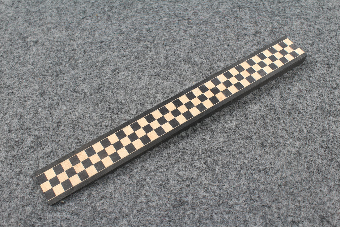 hand spliced plaid pattern wood splices for snooker cue - WOODS CUES