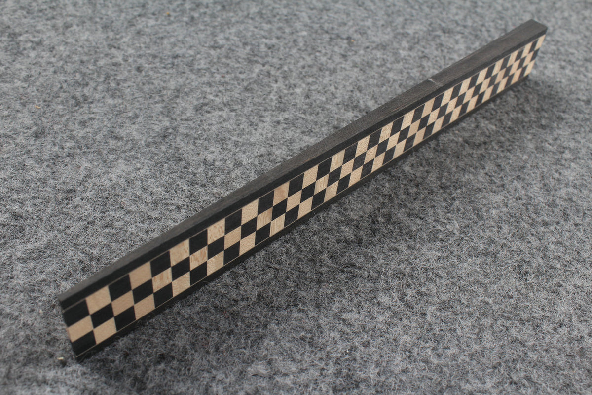 hand spliced plaid pattern wood splices for snooker cue - WOODS CUES