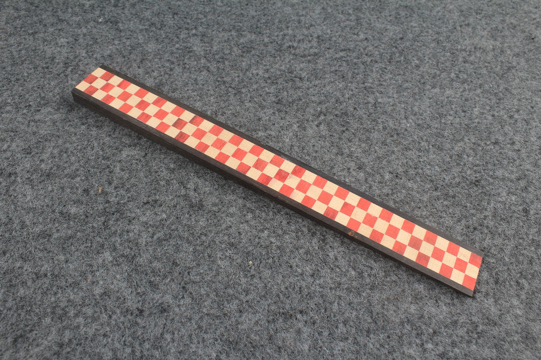 hand spliced plaid pattern wood splices for snooker cue - WOODS CUES