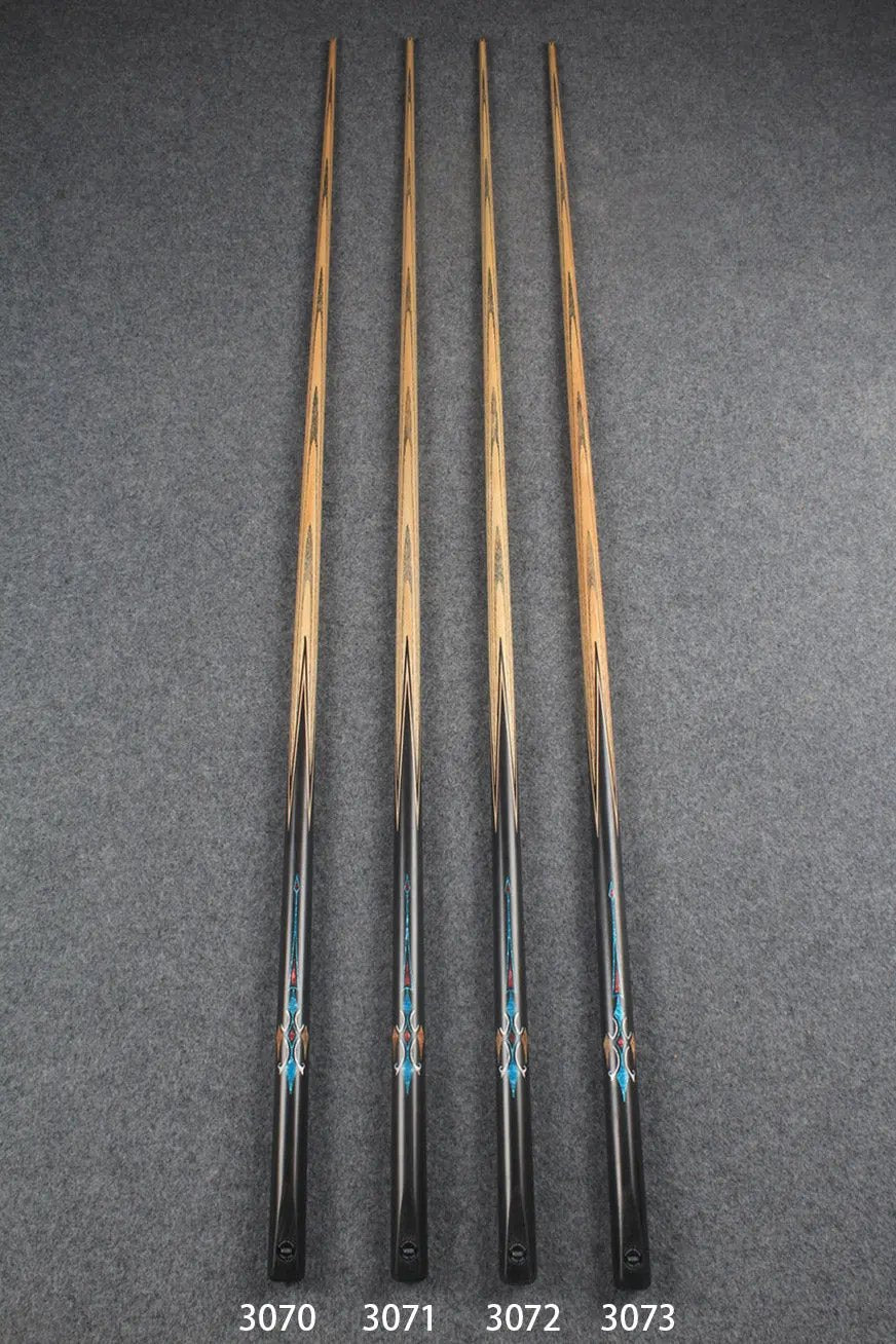 1 piece handmade ash inlay 8 ball pool cue #3070 - # 3073 - WOODS CUES