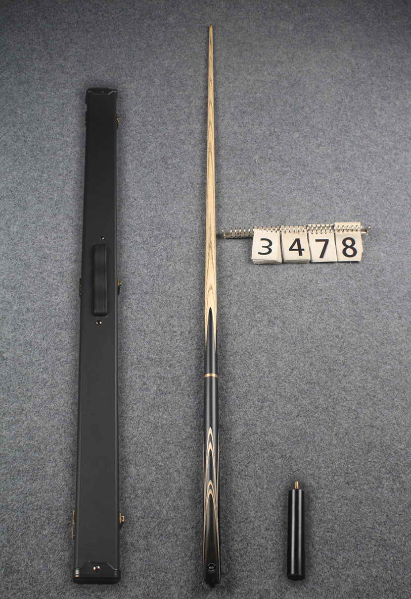 woods 3/4 handmade ash 8 ball pool cue #3478 - WOODS CUES