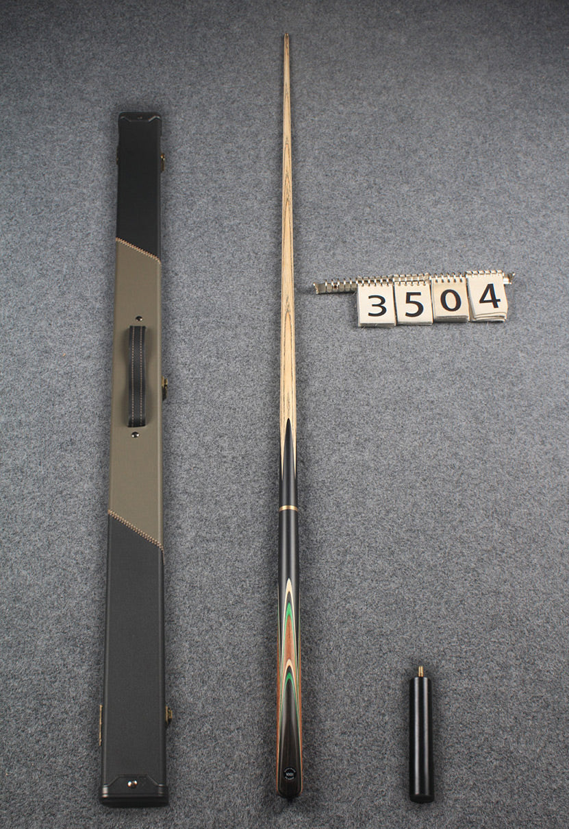 woods 3/4 handmade ash 8 ball pool cue #3504 - WOODS CUES