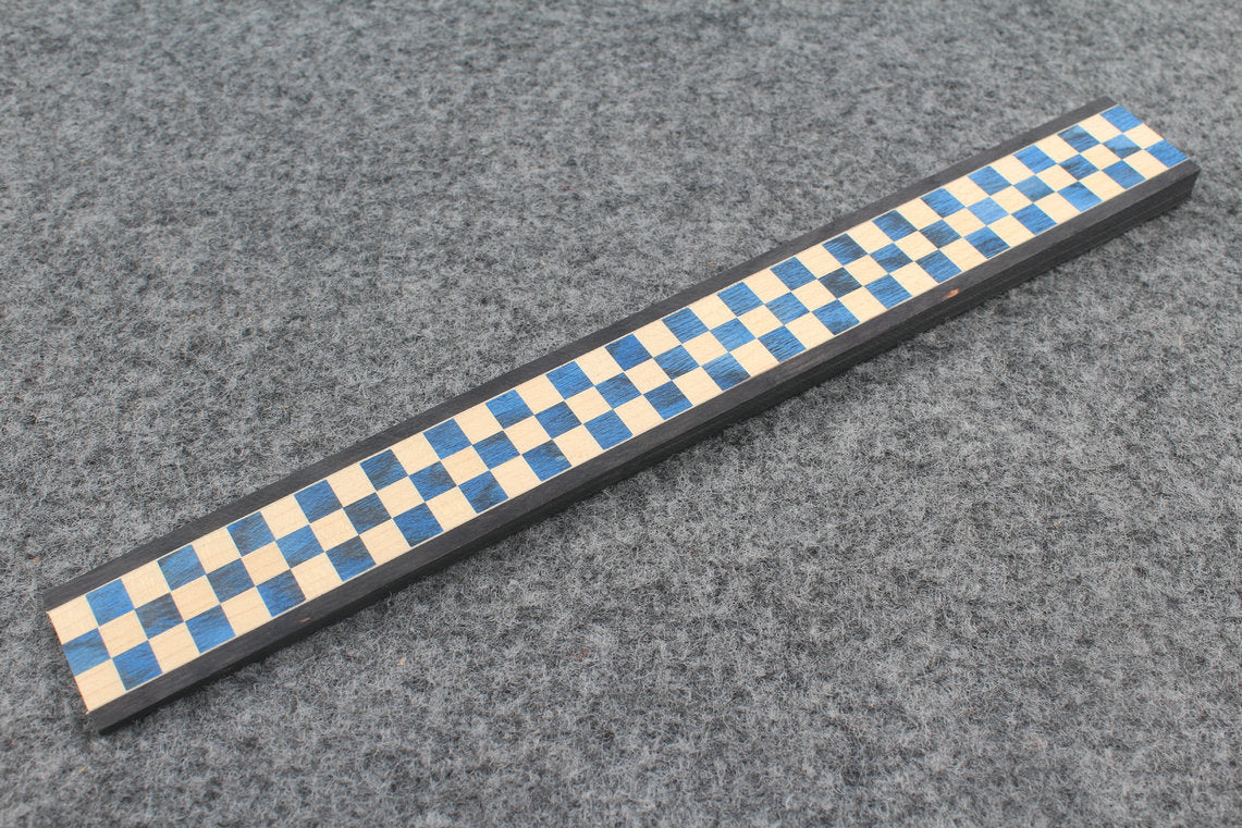 hand spliced plaid pattern wood splices for snooker cue - WOODS CUES