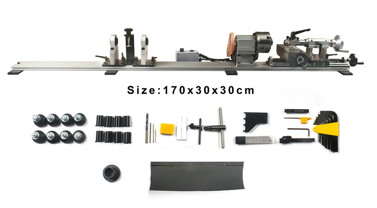 snooker and pool cue tip repair & maintenance lathe - WOODS CUES