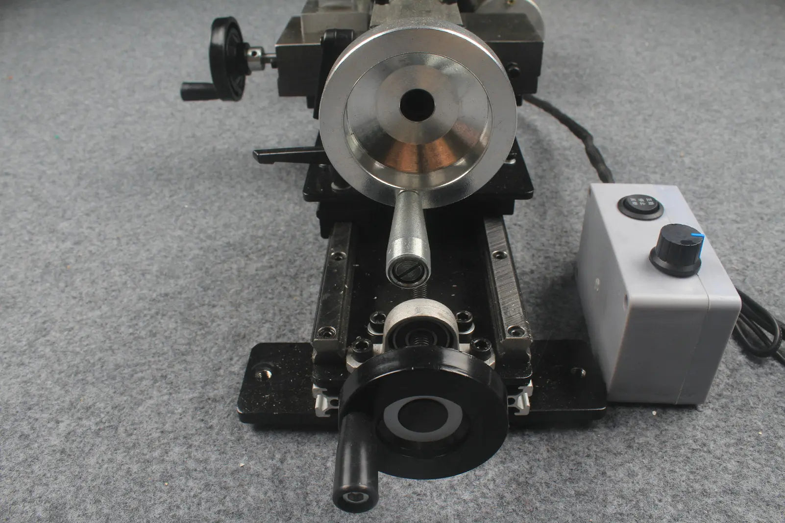 snooker and pool cue tip repair & maintenance lathe - WOODS CUES