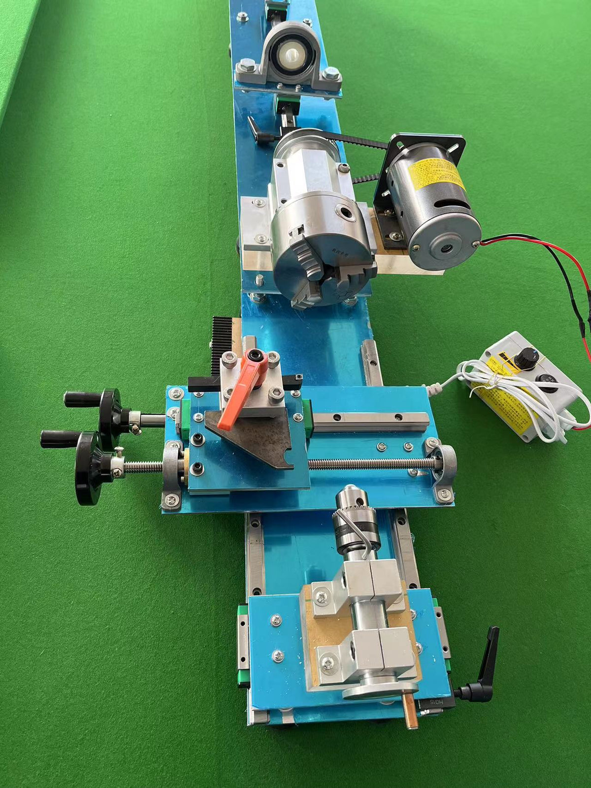 snooker and pool cue tip repair & maintenance lathe - WOODS CUES