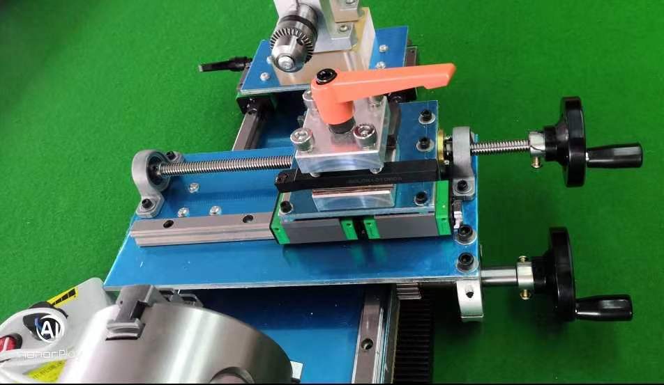 snooker and pool cue tip repair & maintenance lathe - WOODS CUES