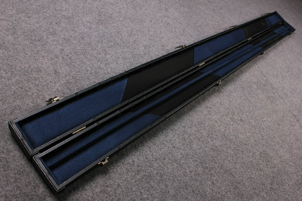 1 piece patchwork snooker cue case with 2 slots - WOODS CUES