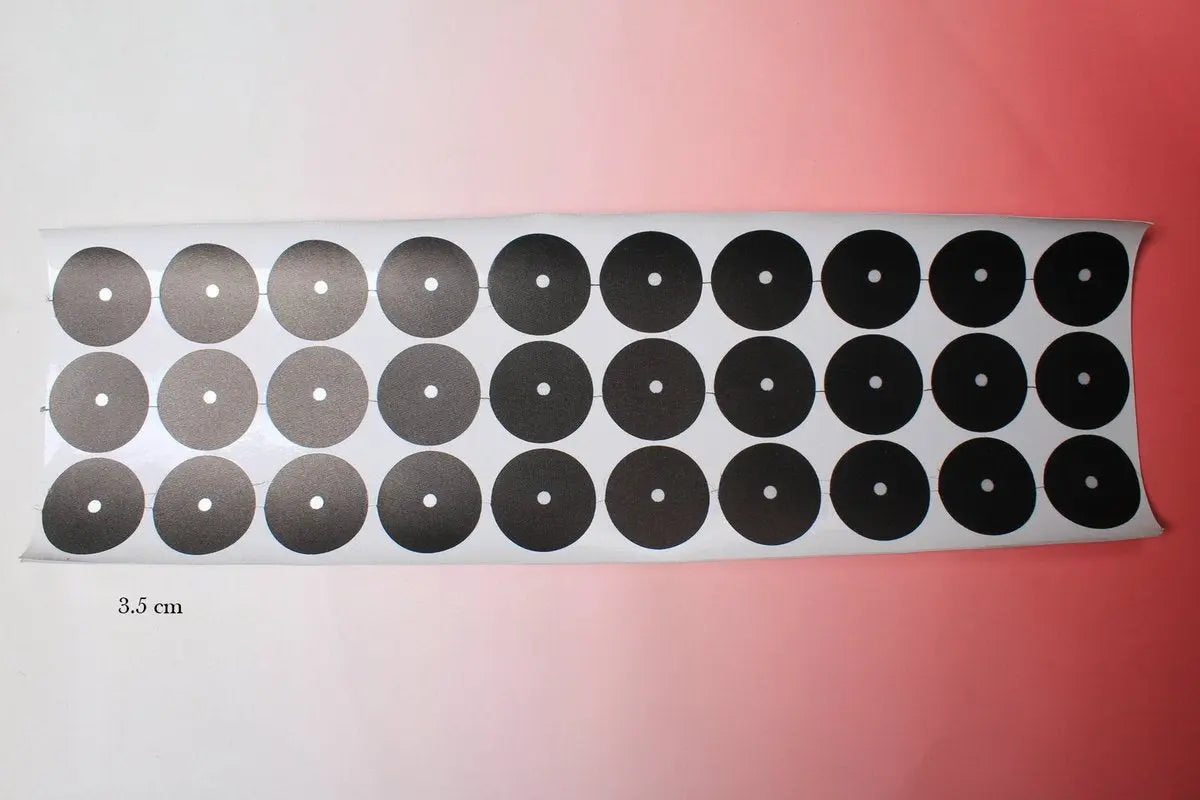 american pool table spots or billiard ball position marker, (dots of 3 ...