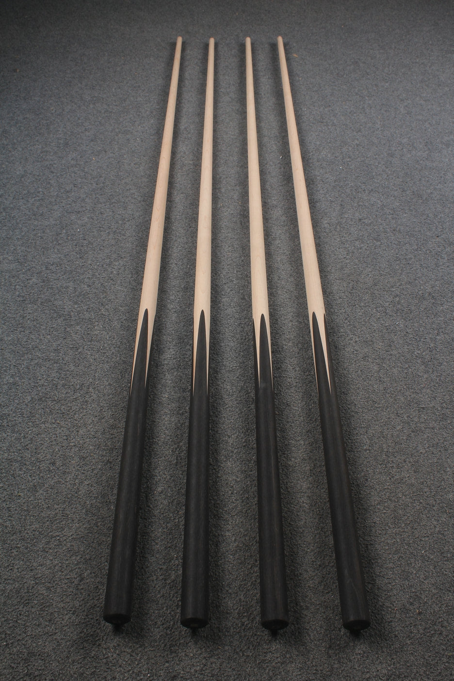 raw snooker cue ,half finish maple cue blank - WOODS CUES